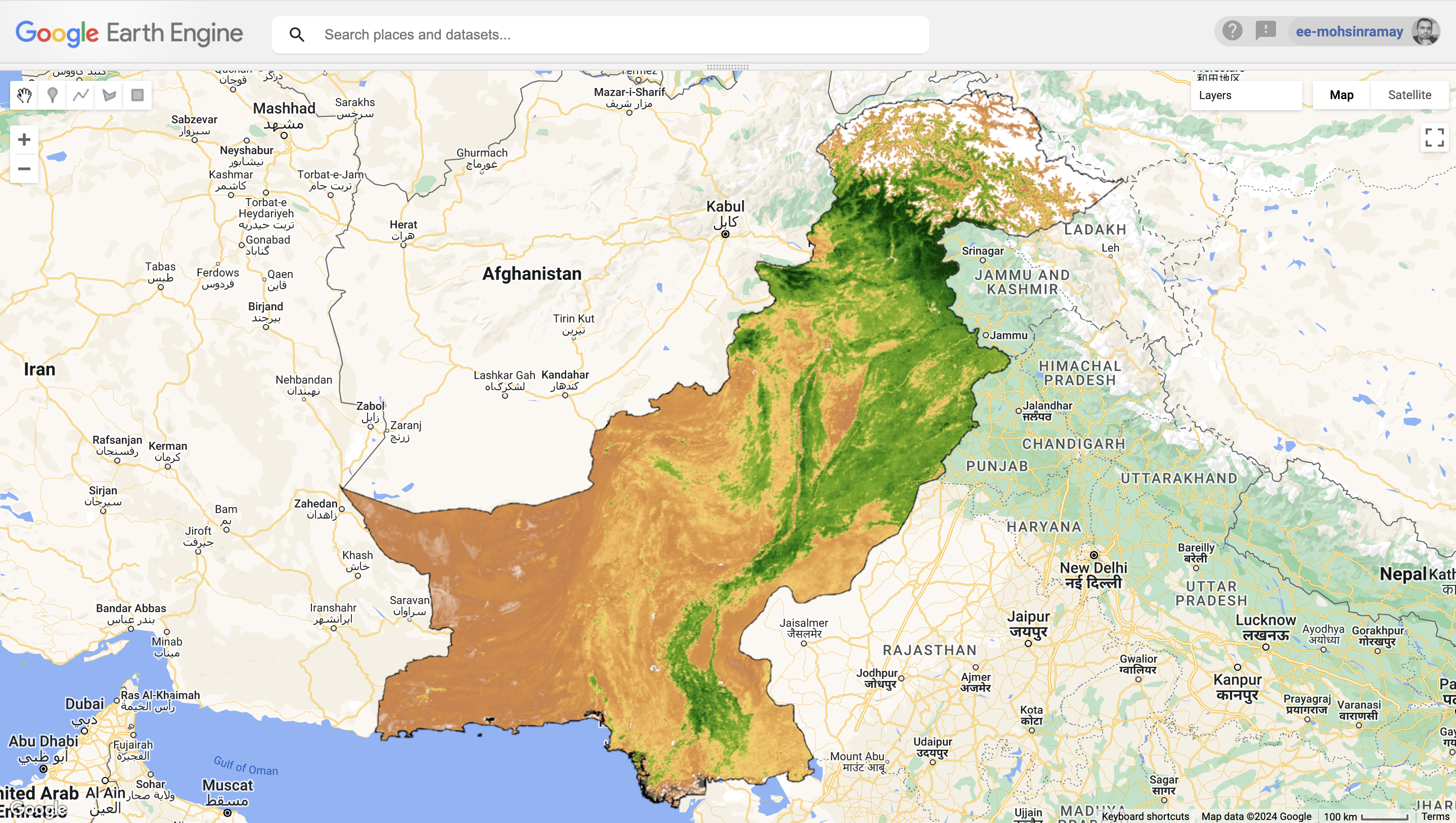Processing and Downloading NDVI Data Using Google Earth Engine | DataWim